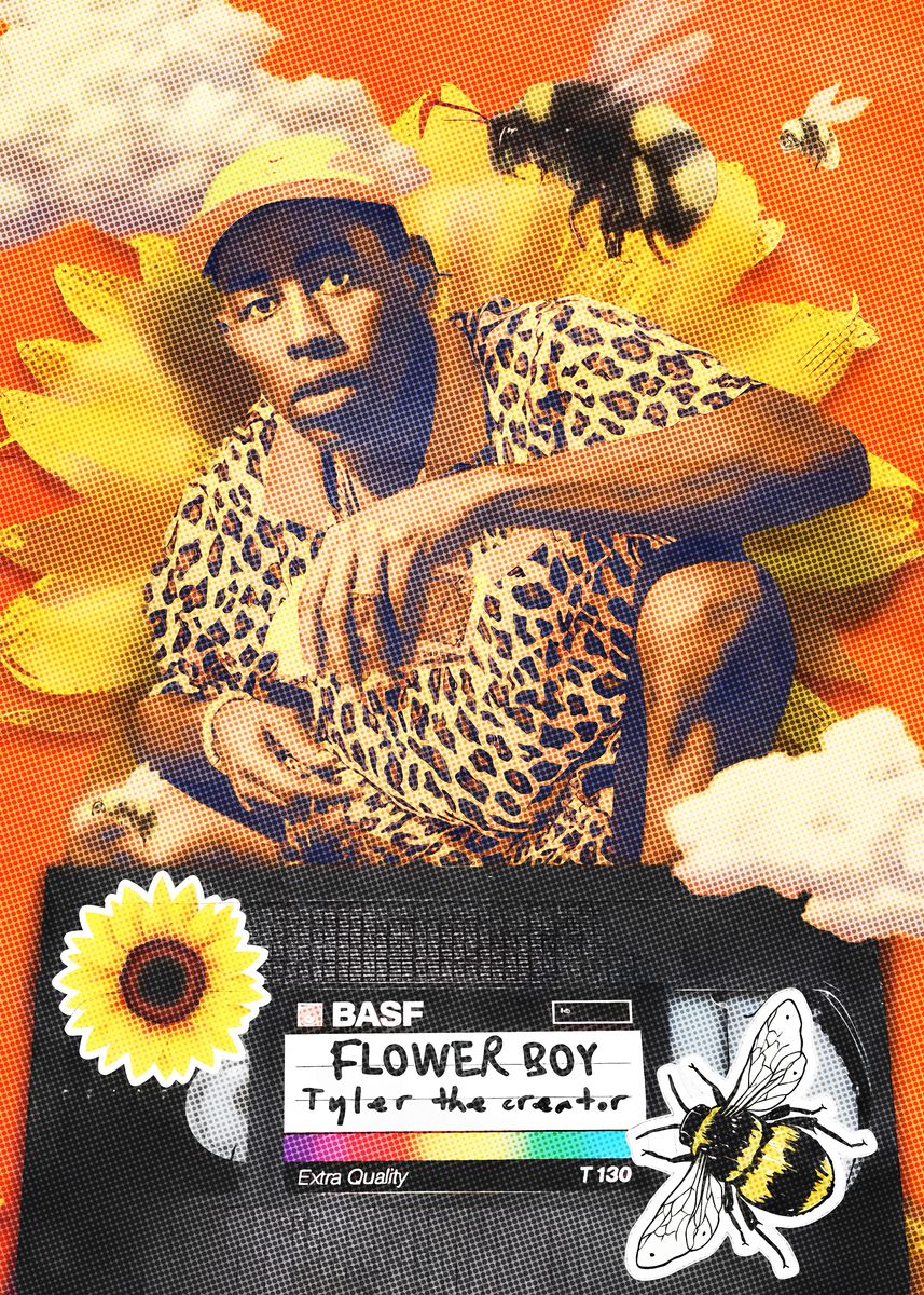 'Tyler, the Creator - Flower Boy' Poster, picture, metal print, paint ...