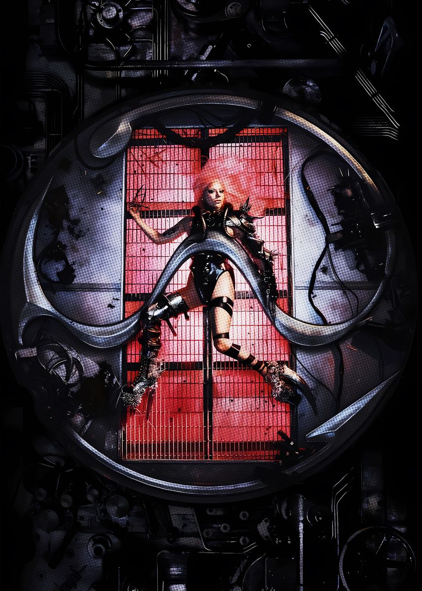 'Lady Gaga Chromatica Album Cover' Poster, picture, metal print, paint by dinodoni | Displate