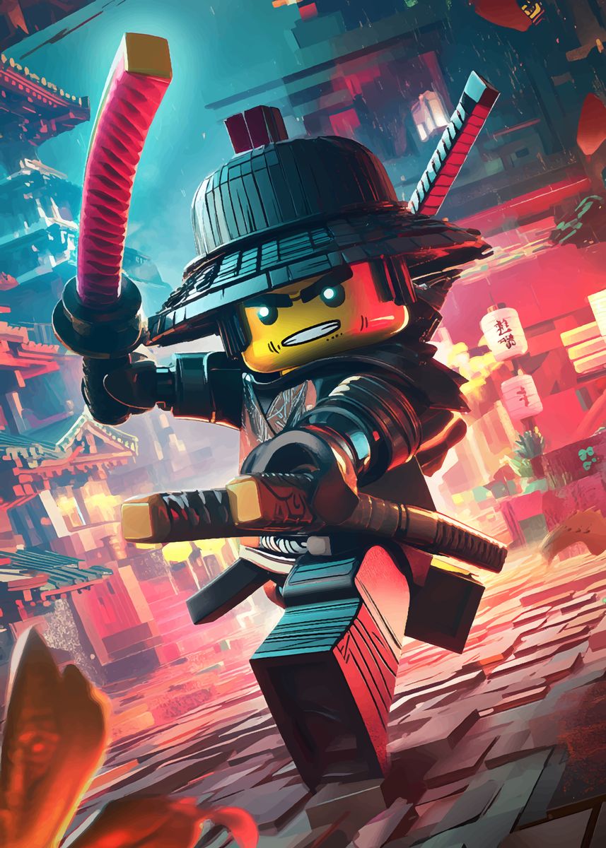 'Minecraft Samurai roblox' Poster, picture, metal print, paint by ...