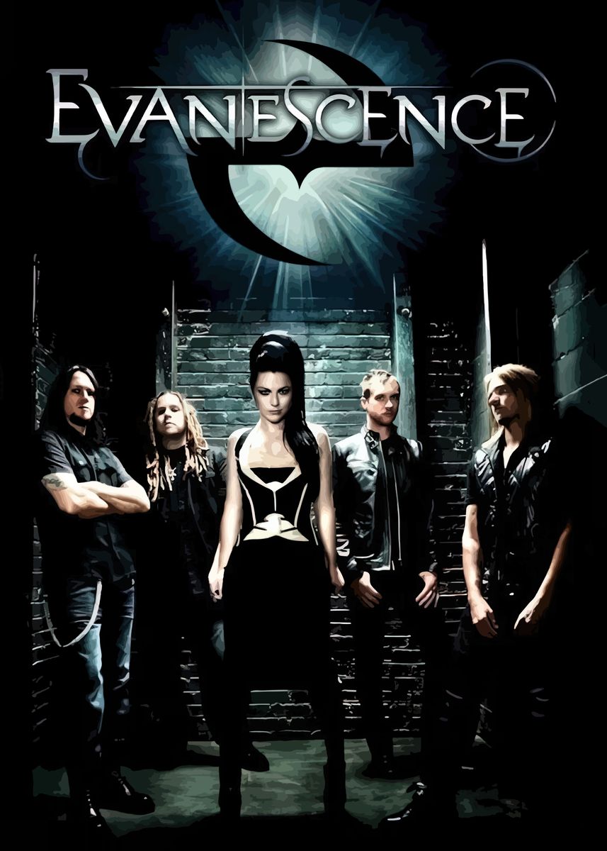 'Evanescence Band Poster' Poster, picture, metal print, paint by Rans ...