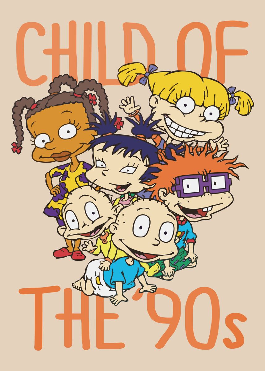 'Rugrats Child of the 90s' Poster, picture, metal print, paint by ...