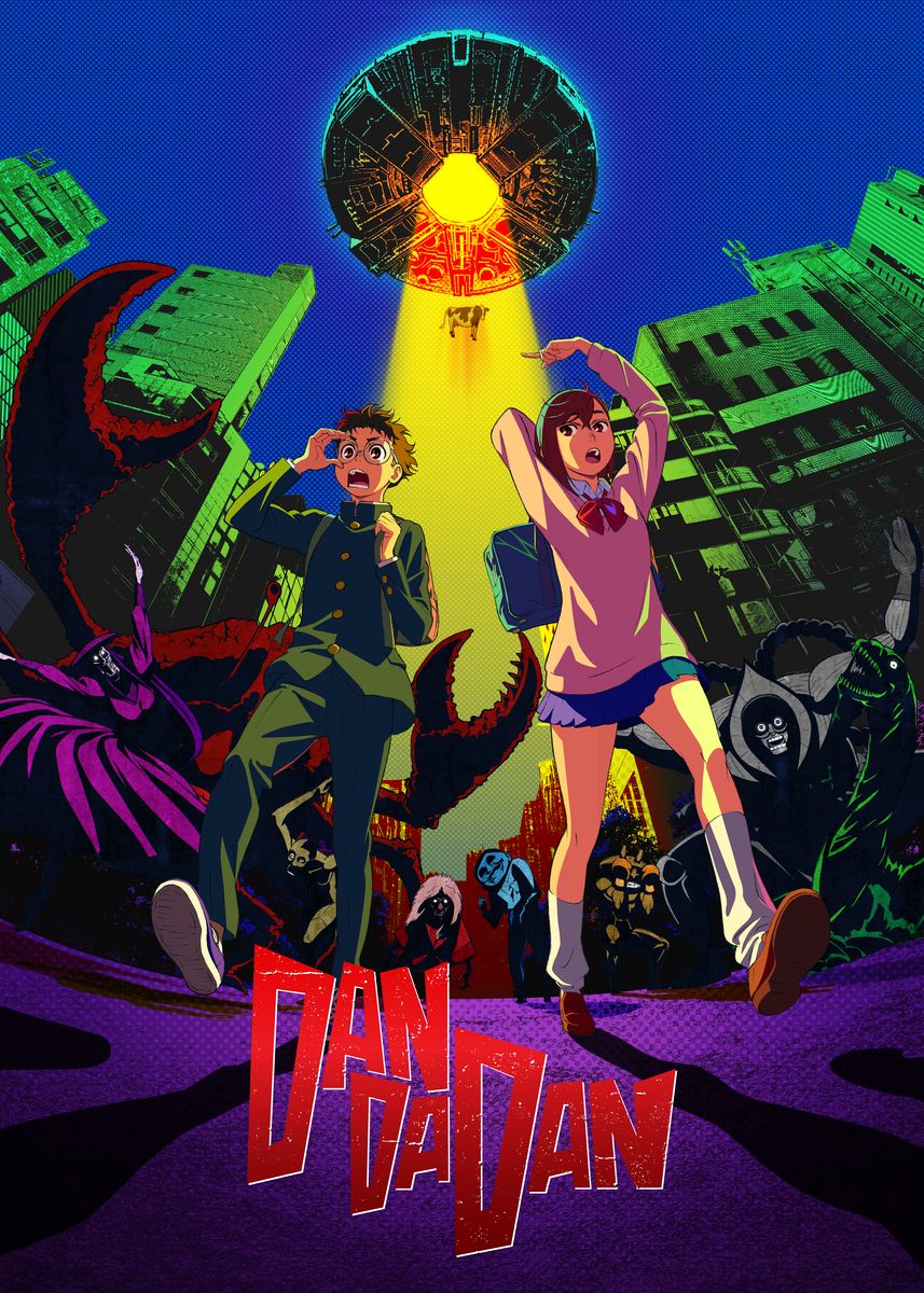 'Dan Da Dan' Poster, picture, metal print, paint by Dandadan | Displate