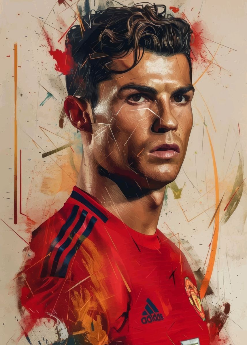 'cristiano ronaldo poster' Poster, picture, metal print, paint by ...