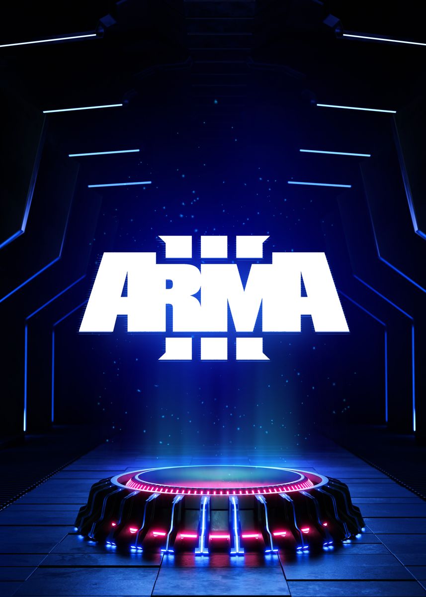 'ARMA 3 Game Logo' Poster, picture, metal print, paint by Trending ...