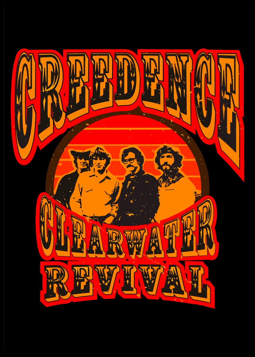 'Ccr Vintage Art' Poster, picture, metal print, paint by Bendrat Core ...