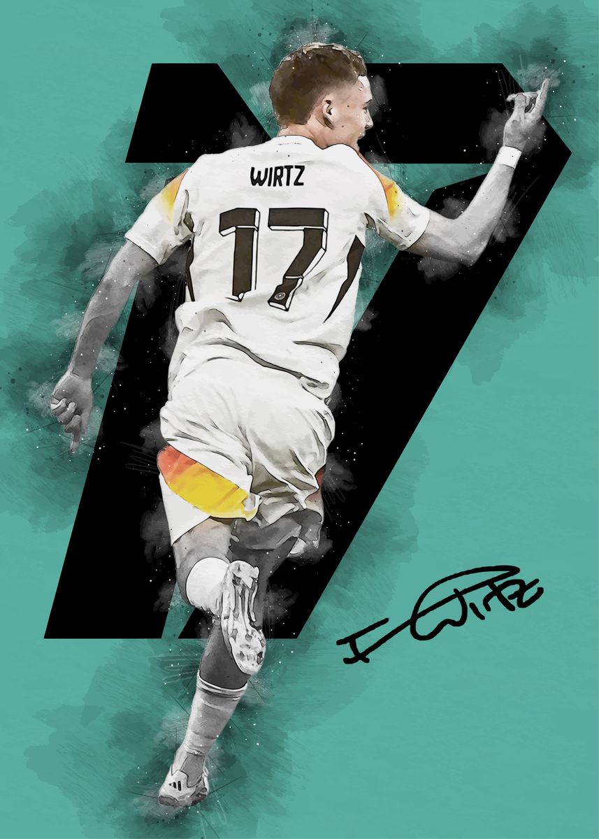 'Florian Wirtz' Poster, picture, metal print, paint by Nine Dragon ...
