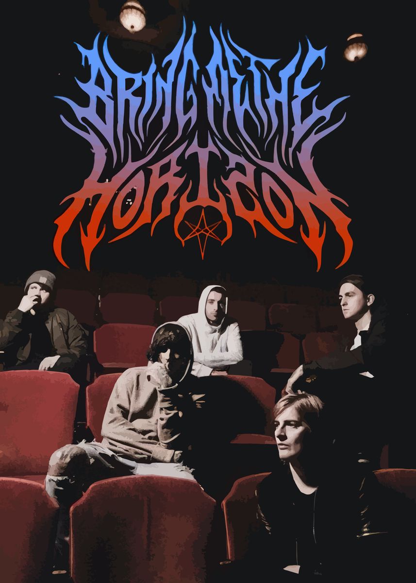 'Bring Me The Horizon Band' Poster, picture, metal print, paint by Rans ...