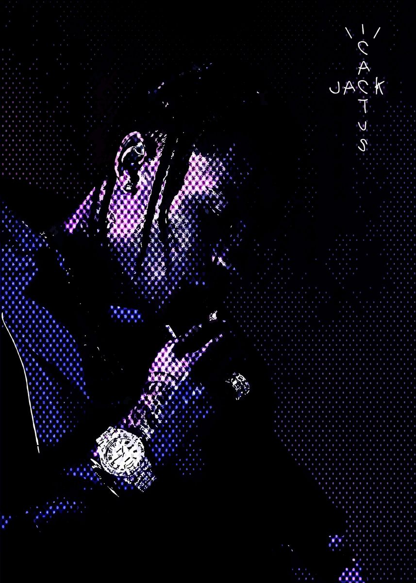 'Rap Cactus Jack' Poster, picture, metal print, paint by artbynue ...