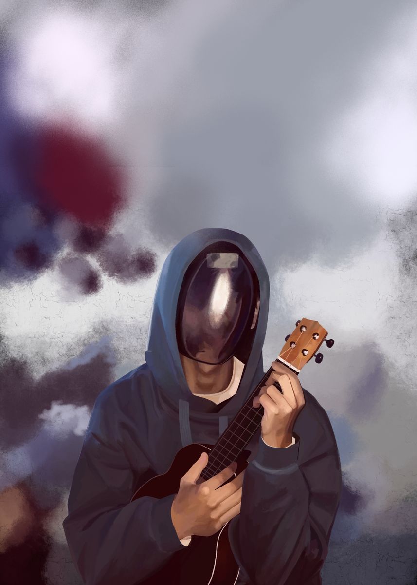 'boywithuke old ver poster' Poster, picture, metal print, paint by ...