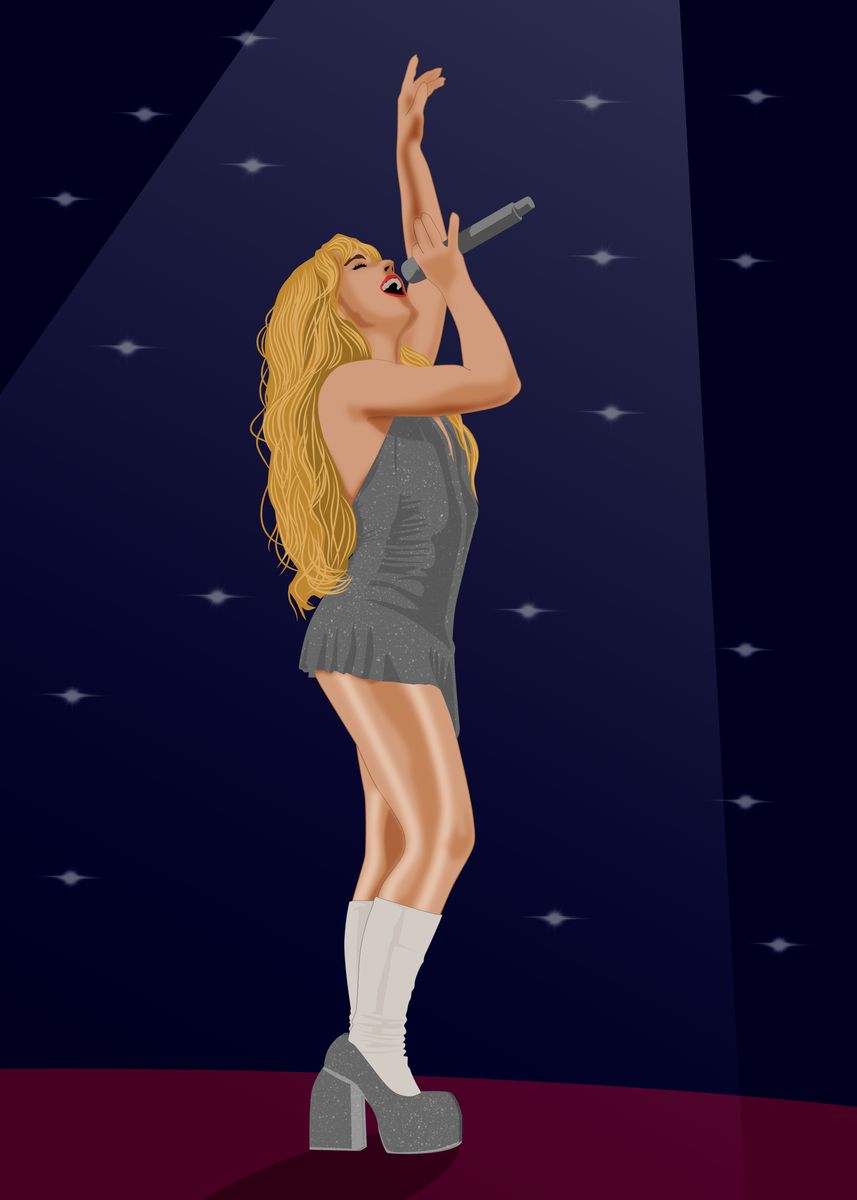 'Sabrina Carpenter' Poster, picture, metal print, paint by geeks holic ...