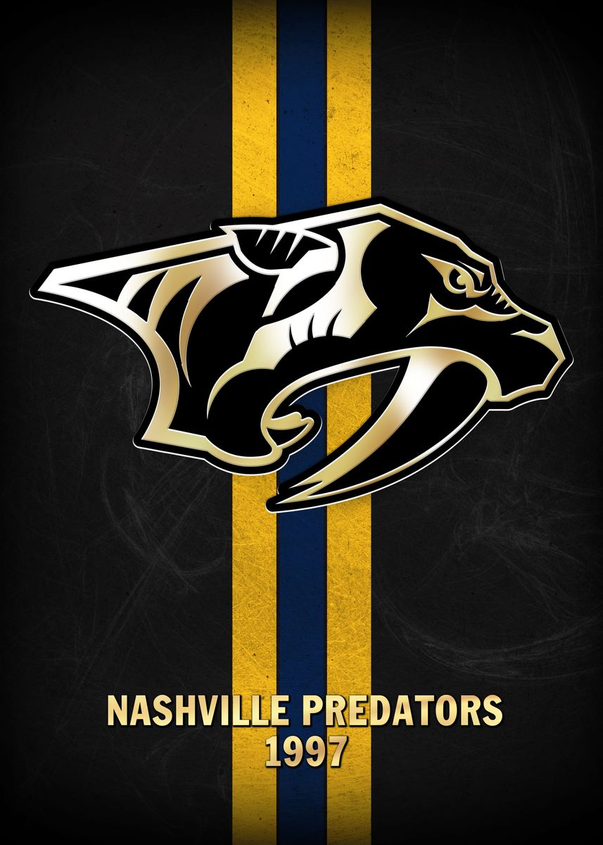 'Nashville Predators Art' Poster, picture, metal print, paint by ...