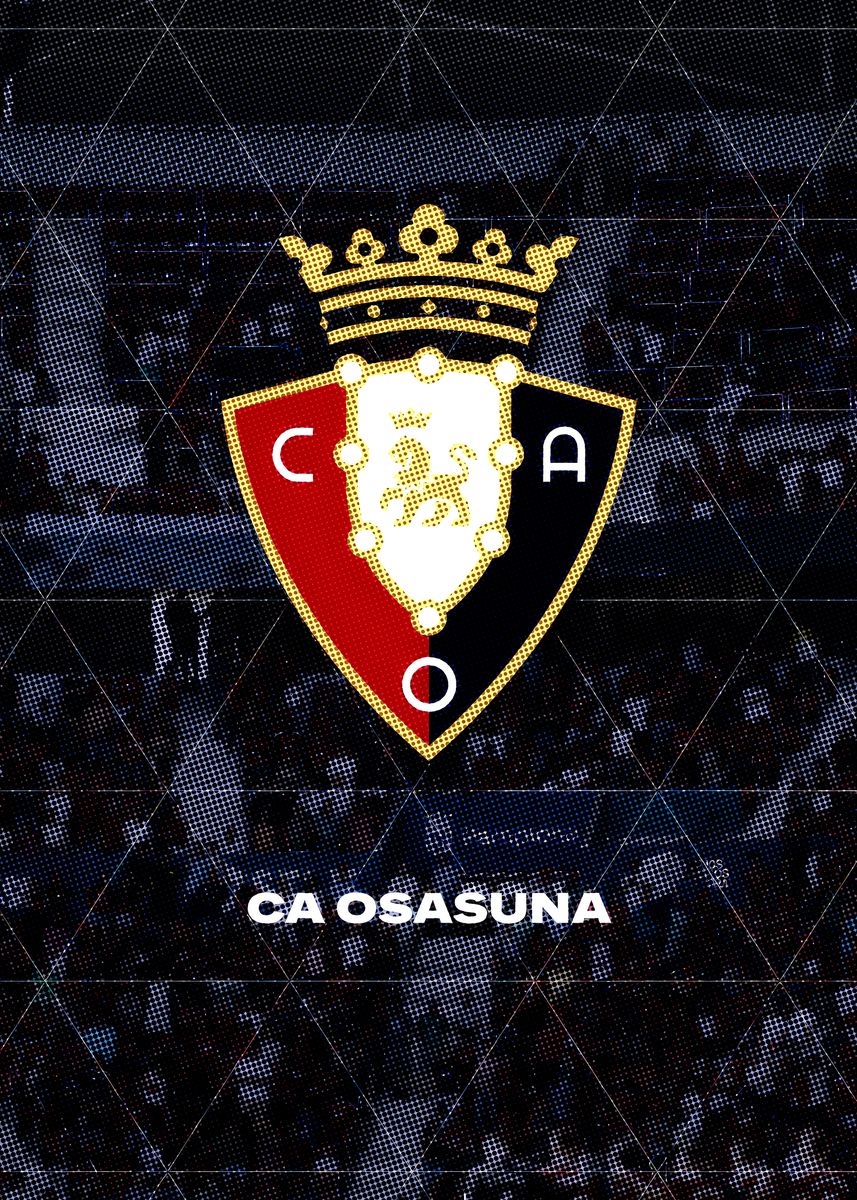 'CA Osasuna Logo' Poster, picture, metal print, paint by dinodoni ...