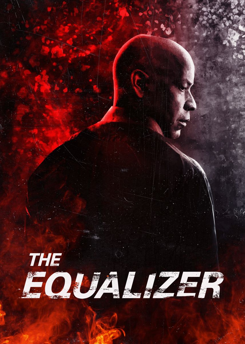 'The Equalizer Movie Poster' Poster, picture, metal print, paint by NuMaNi Art | Displate