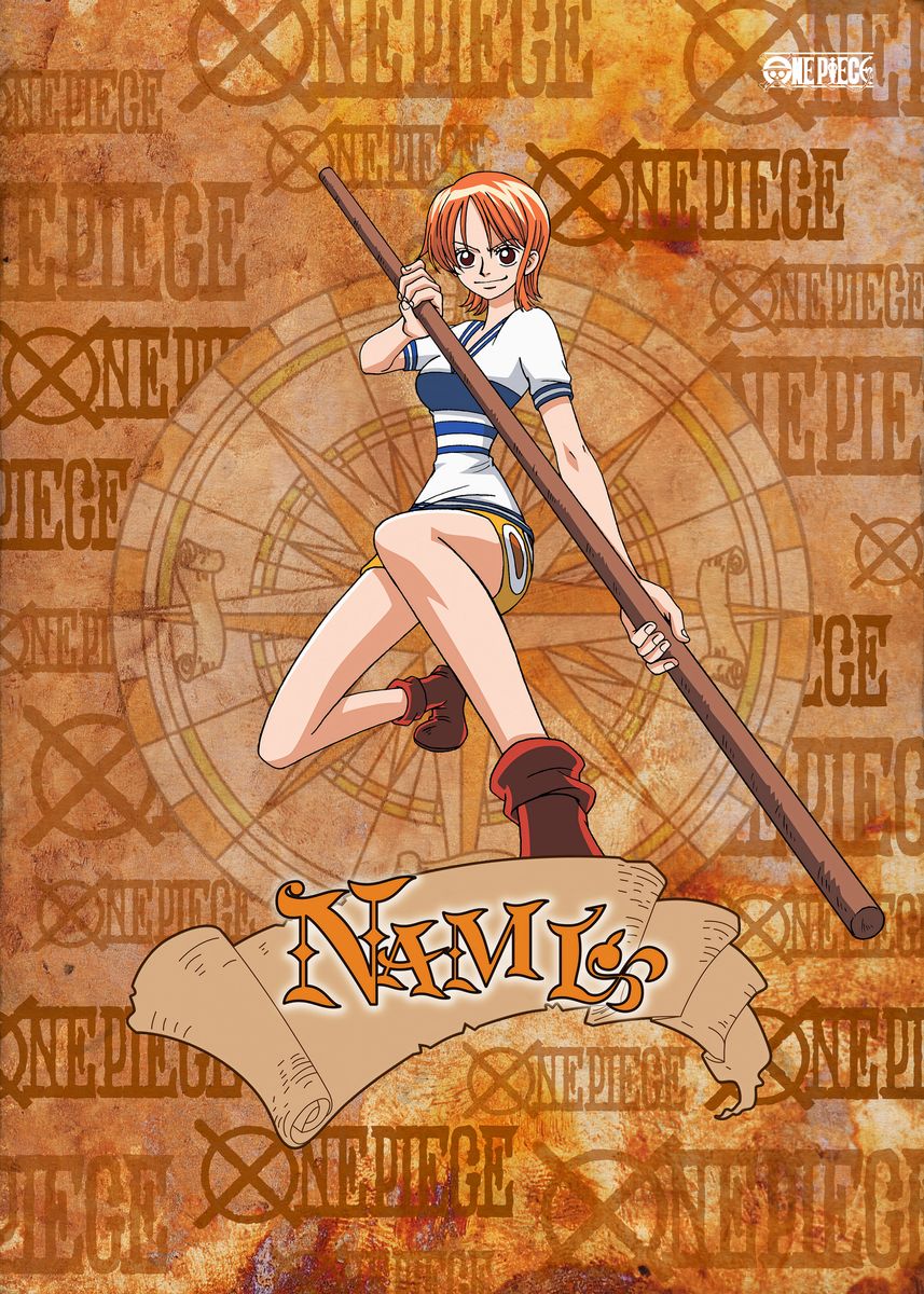 'Nami' Poster, picture, metal print, paint by One Piece | Displate