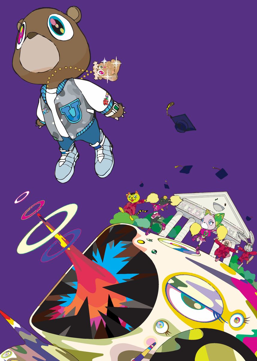 'Kanye West Graduation' Poster, picture, metal print, paint by Artistry ...