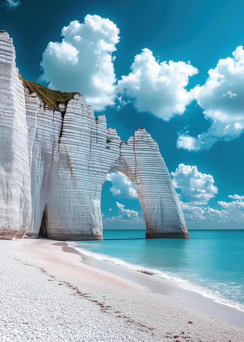 'White Cliffs Arch' Poster, picture, metal print, paint by Vividposter ...