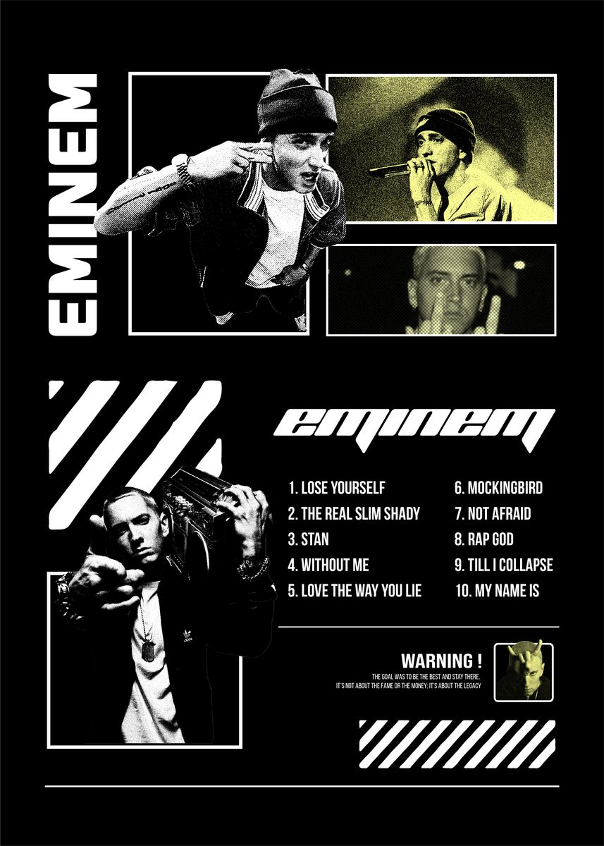 'Eminem Album Cover' Poster, picture, metal print, paint by Trust ...