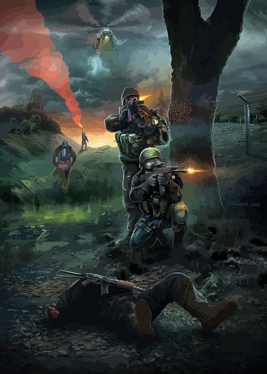 'Escape From Tarkov' Poster, picture, metal print, paint by falgss ...