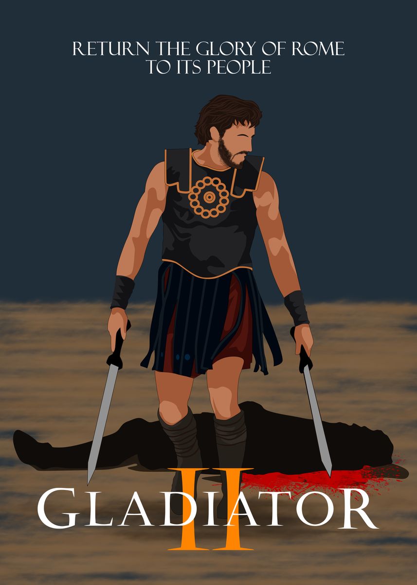 'Gladiator II ' Poster, picture, metal print, paint by geeks holic ...