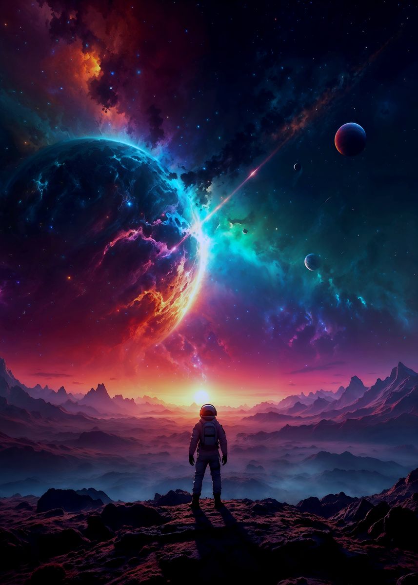 'Universe of RGB Color' Poster, picture, metal print, paint by Lunatic ...