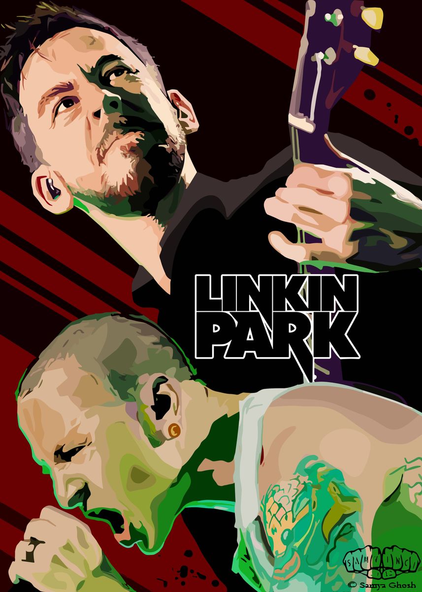 'Linkin Park ' Poster, picture, metal print, paint by art io | Displate