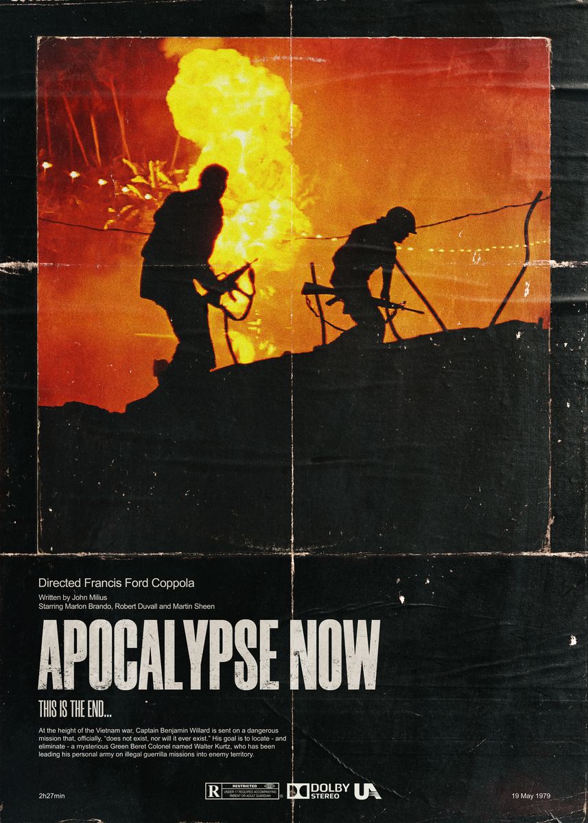 'Apocalypse Now ' Poster, picture, metal print, paint by Nerdworld 1 ...