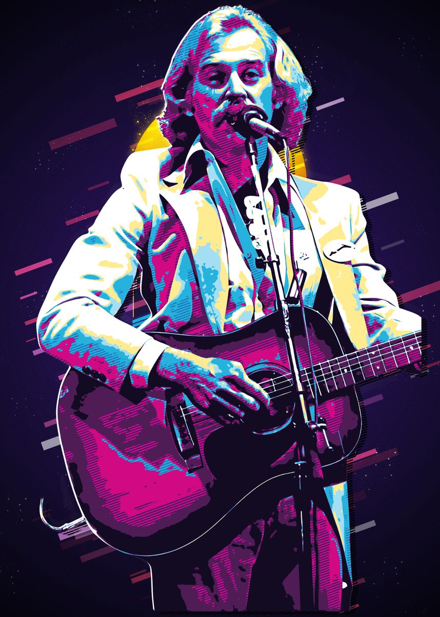 'Jimmy buffett Retro Style' Poster, picture, metal print, paint by ...