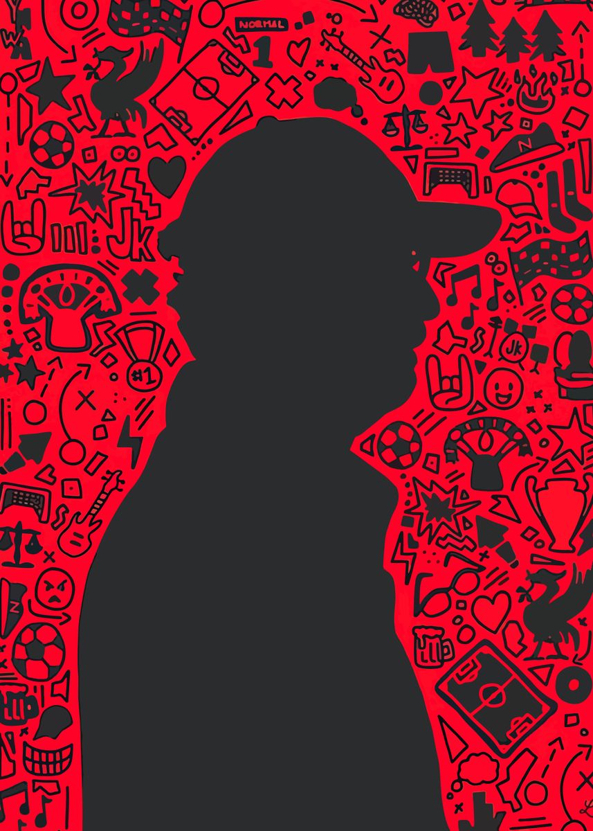 'Jurgen Kloop' Poster, picture, metal print, paint by foulss | Displate