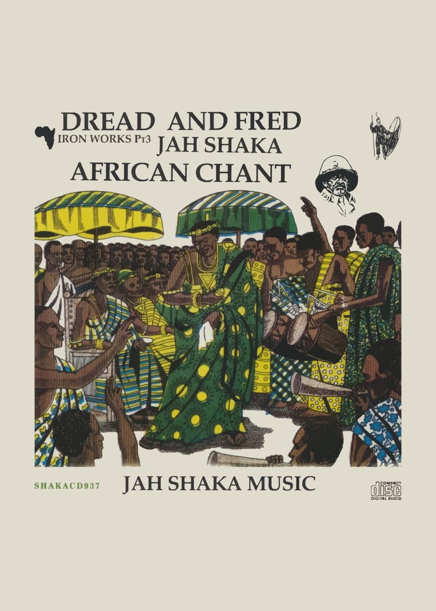 'Dread And Fred Jah Shaka African Chant' Poster, picture, metal print ...