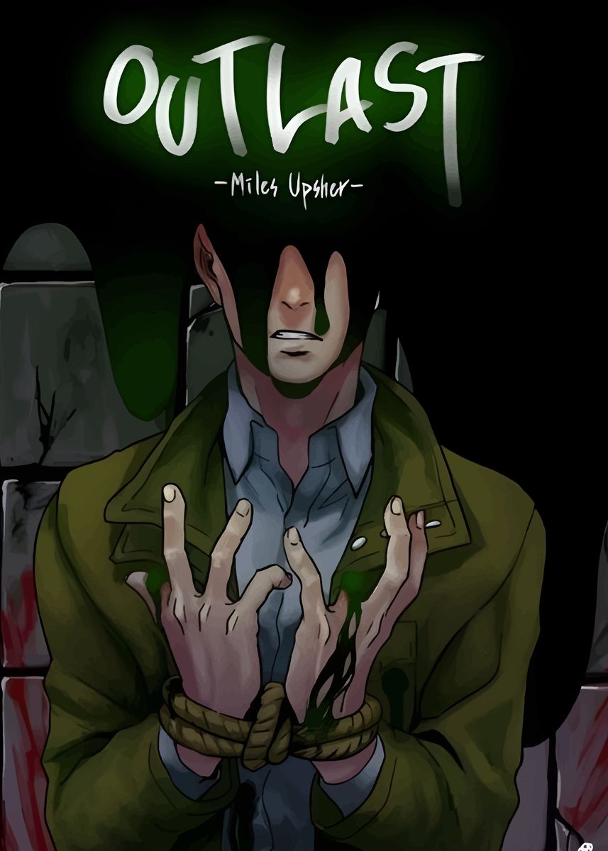 'Outlast Game Cover Art' Poster, picture, metal print, paint by Atd ...