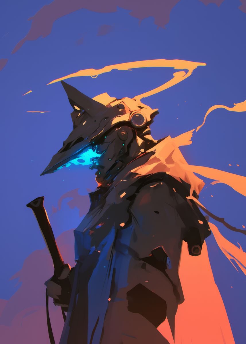 'Warrior' Poster, picture, metal print, paint by Archetype | Displate