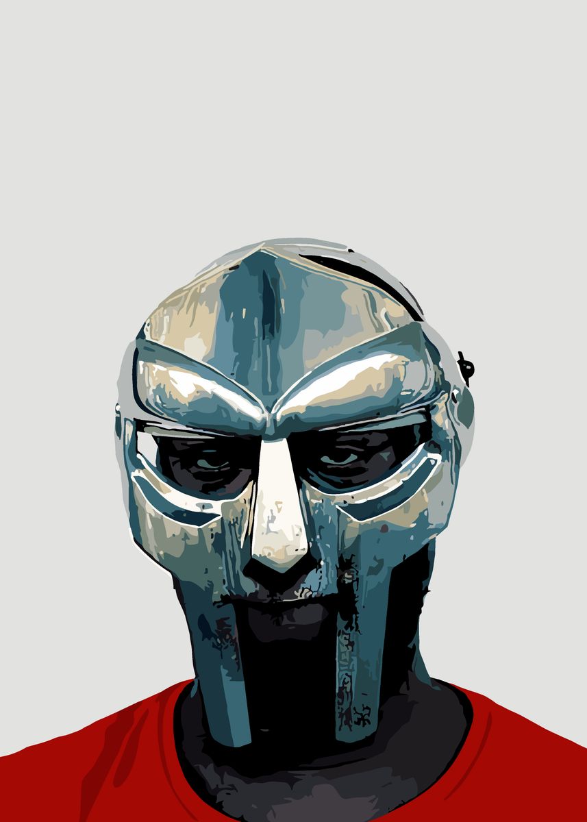 'MF DOOM ' Poster, picture, metal print, paint by Artistry | Displate