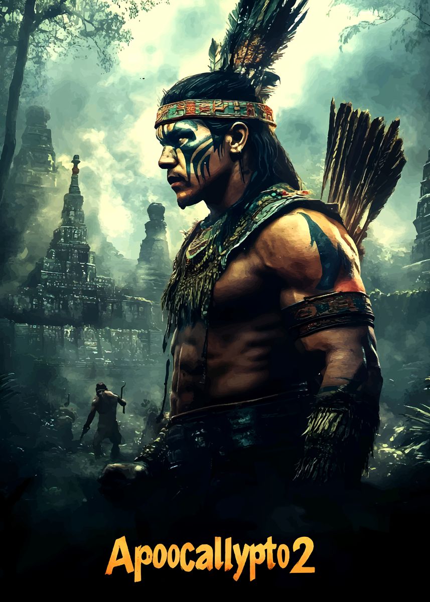 'Apocalypto 2 Movie Poster' Poster, picture, metal print, paint by ...