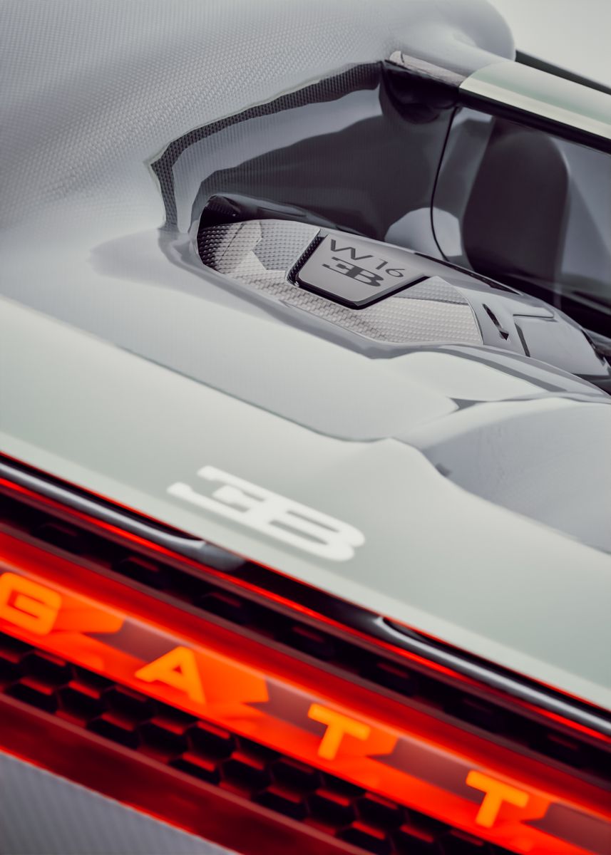 '2024 Bugatti Mistral - Engine View' Poster, picture, metal print ...