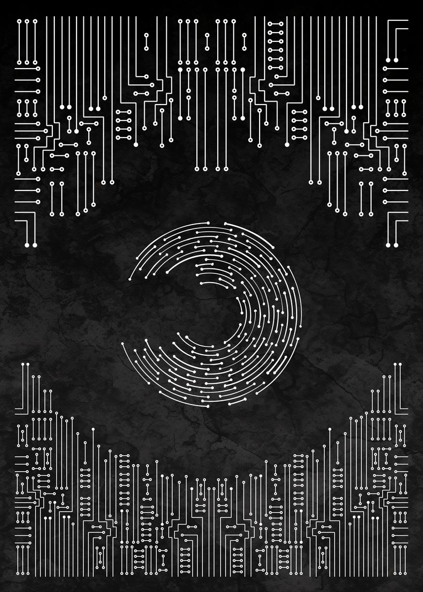 'Circuit Board Art' Poster, picture, metal print, paint by Aisavart ...