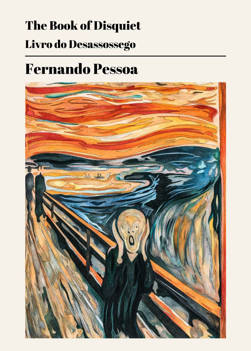 'The Book of Disquiet Cover Art' Poster, picture, metal print, paint by ...