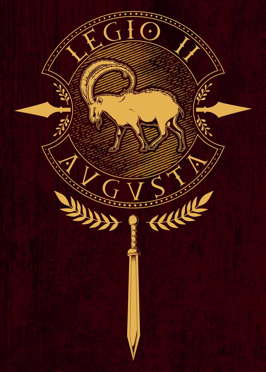 'Roman Legion - Legio II Augusta' Poster, picture, metal print, paint ...