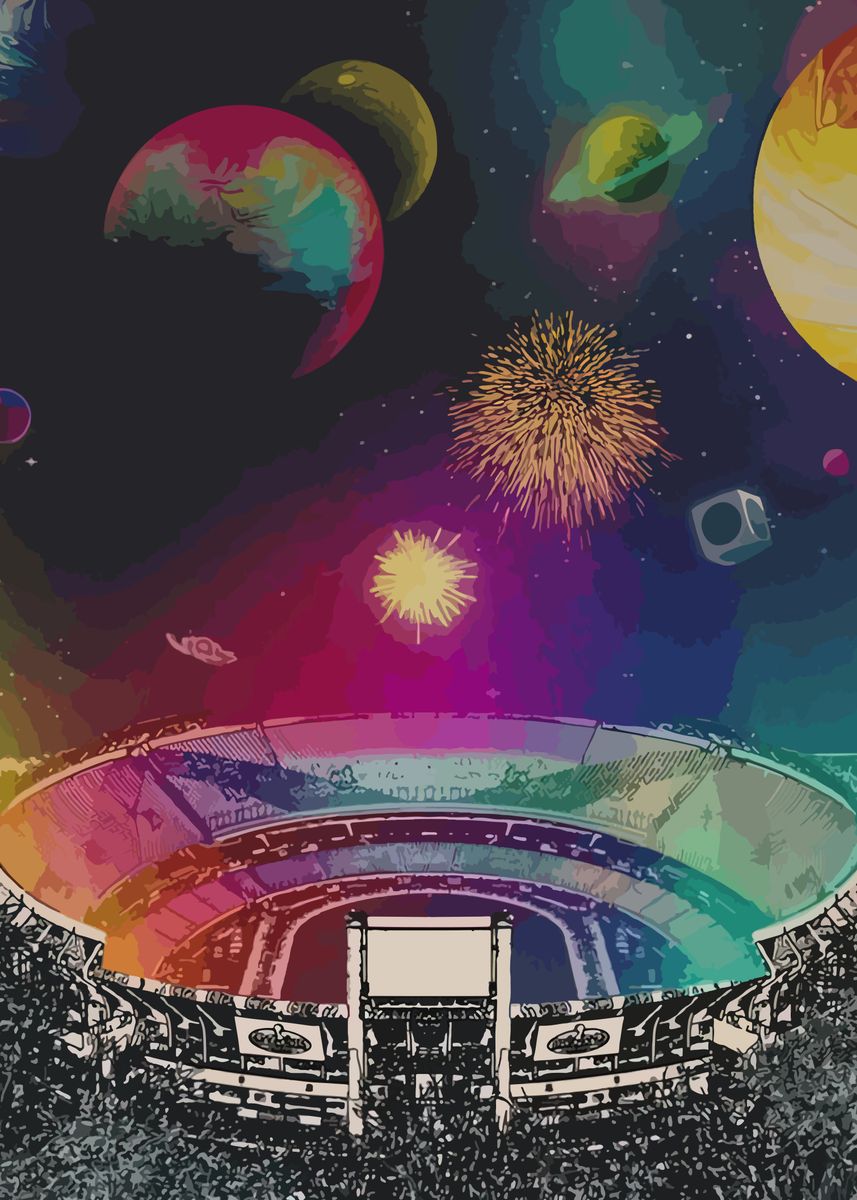 'Coldplay' Poster, picture, metal print, paint by AlteoWn Music | Displate