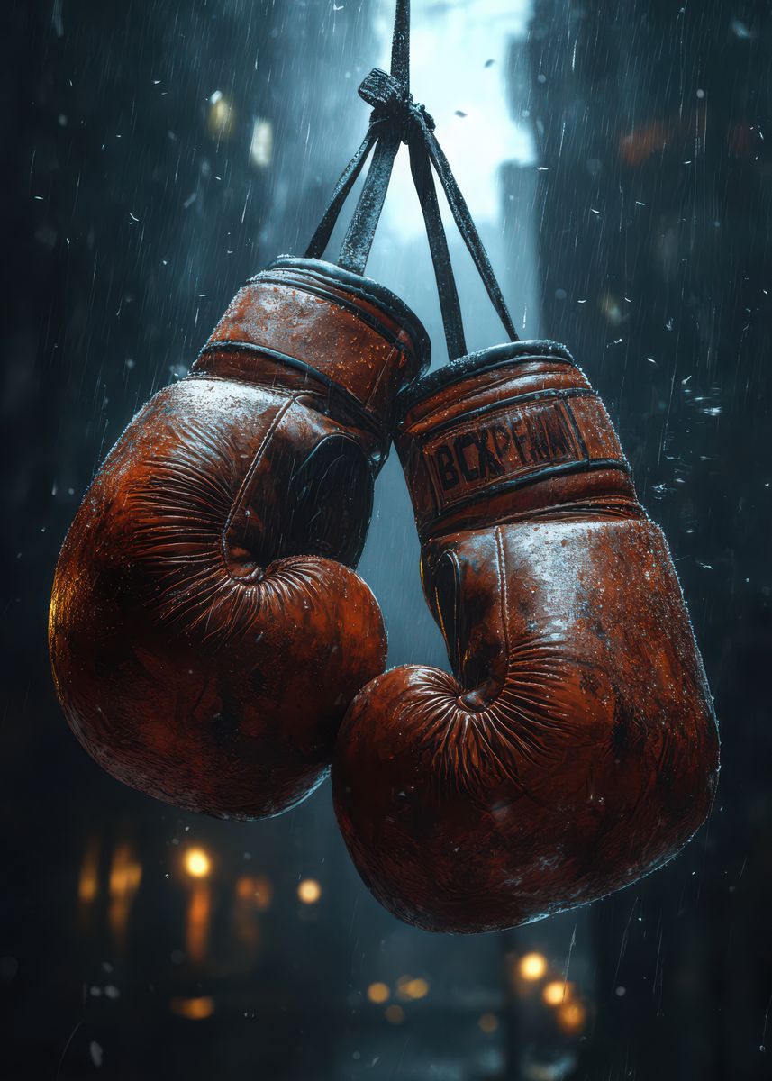 'Boxing Gloves' Poster, picture, metal print, paint by Anna Stella ...
