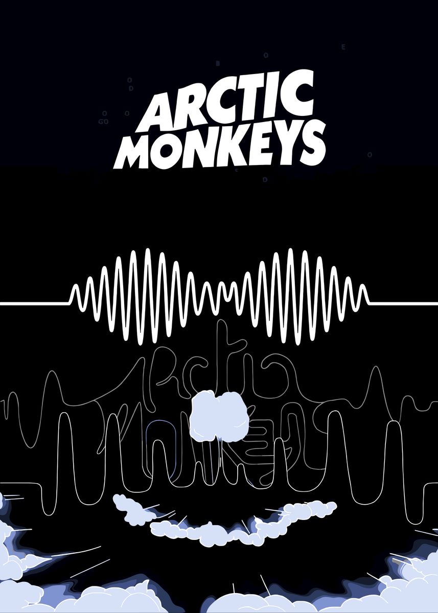 'Arctic Monkeys Band Logo' Poster, picture, metal print, paint by ...