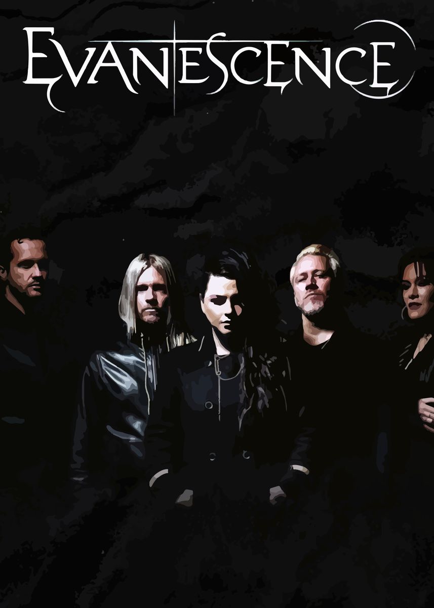 'Evanescence Band Poster' Poster, picture, metal print, paint by ...
