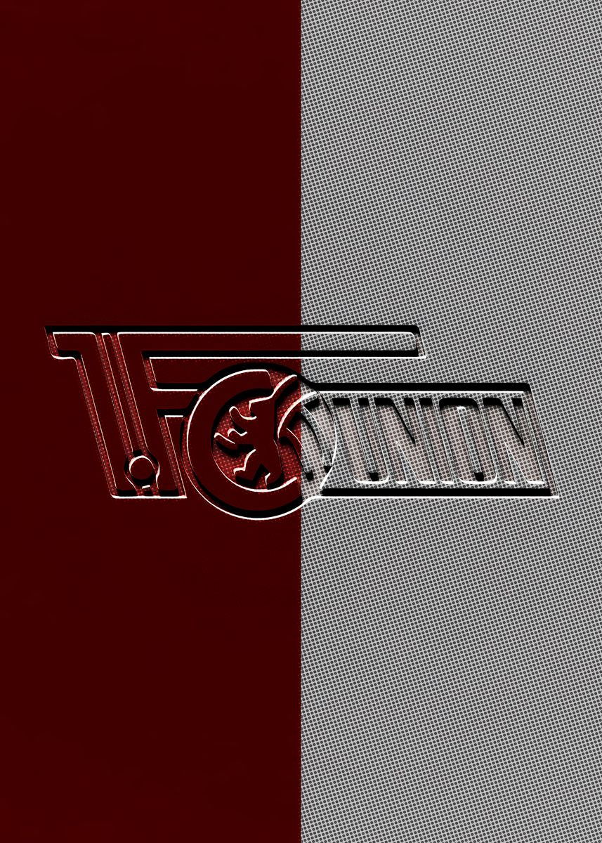 'FC Union Berlin Logo' Poster, picture, metal print, paint by dinodoni ...