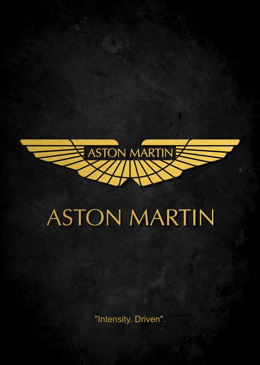 'Aston Martin Logo' Poster, picture, metal print, paint by yunur mawan ...