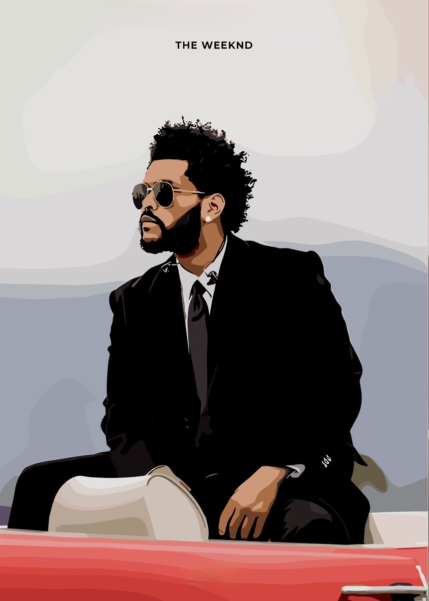'The Weeknd ' Poster, picture, metal print, paint by SteelWall Art ...