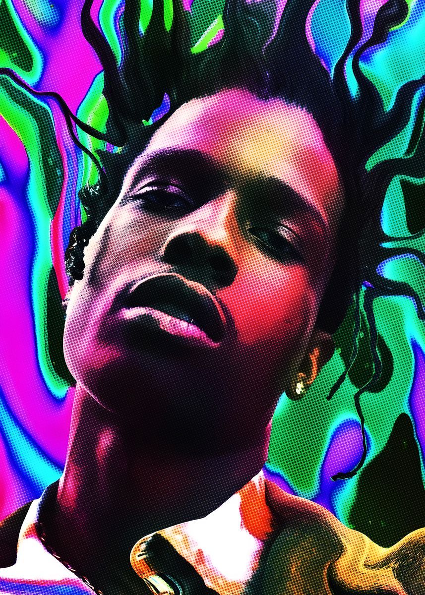 'A$AP Rocky Portrait' Poster, picture, metal print, paint by Gonza ...