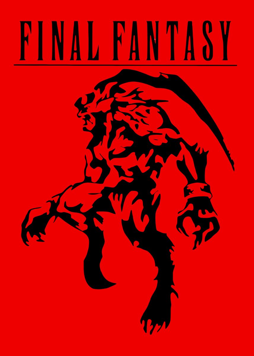'Final Fantasy Monster' Poster, picture, metal print, paint by Pargoy ...
