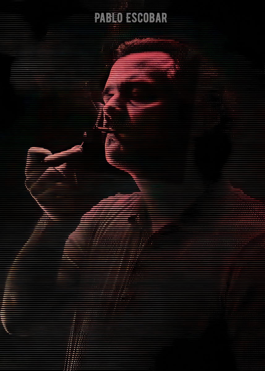 'Pablo Escobar movie Portrait' Poster, picture, metal print, paint by ...