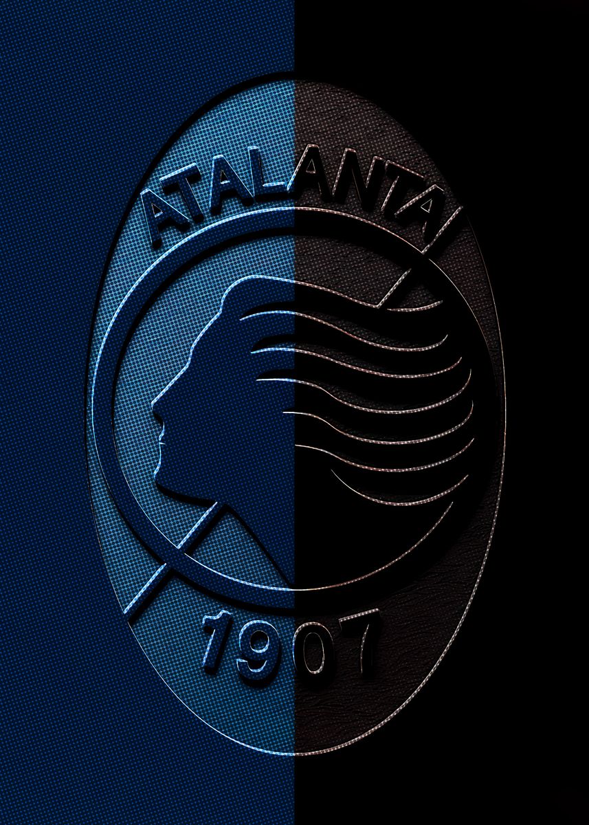'Atalanta Football Club Logo' Poster, picture, metal print, paint by ...