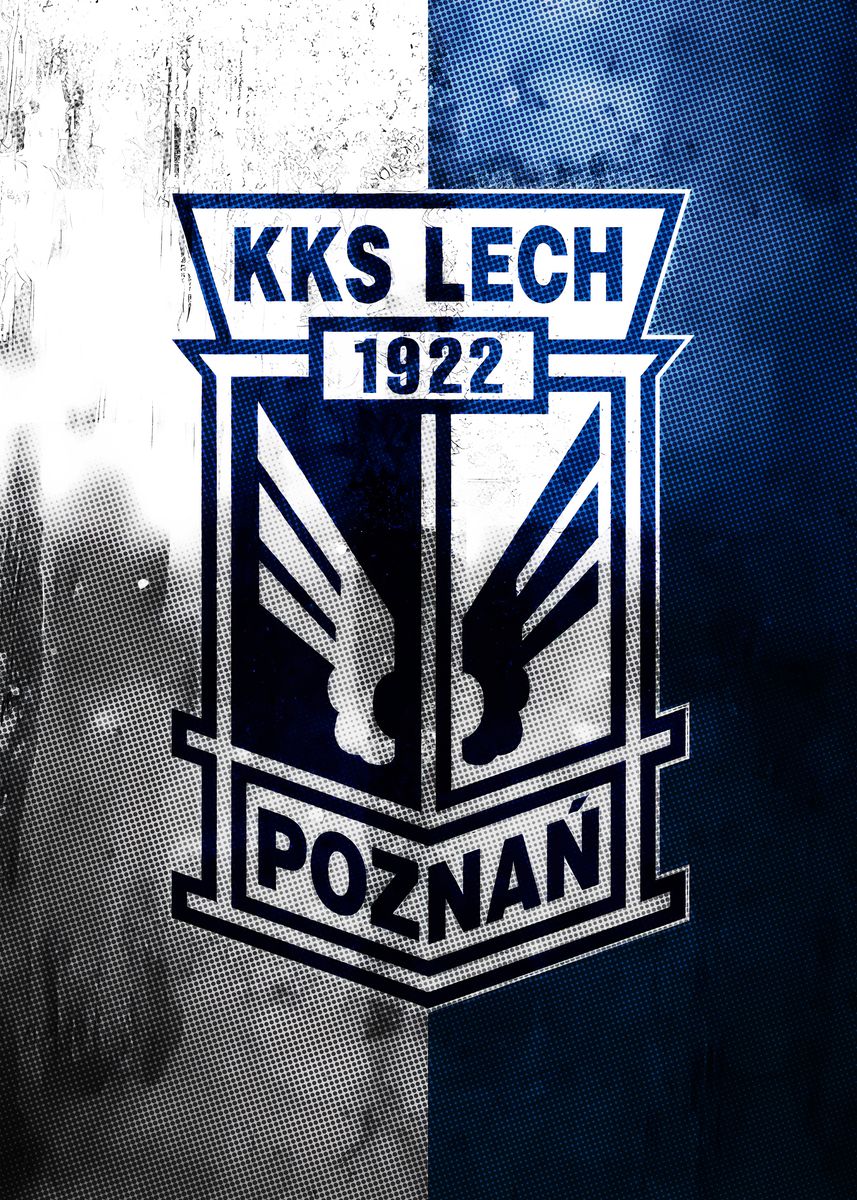 'KKS Lech Poznan Logo' Poster, picture, metal print, paint by dinodoni ...