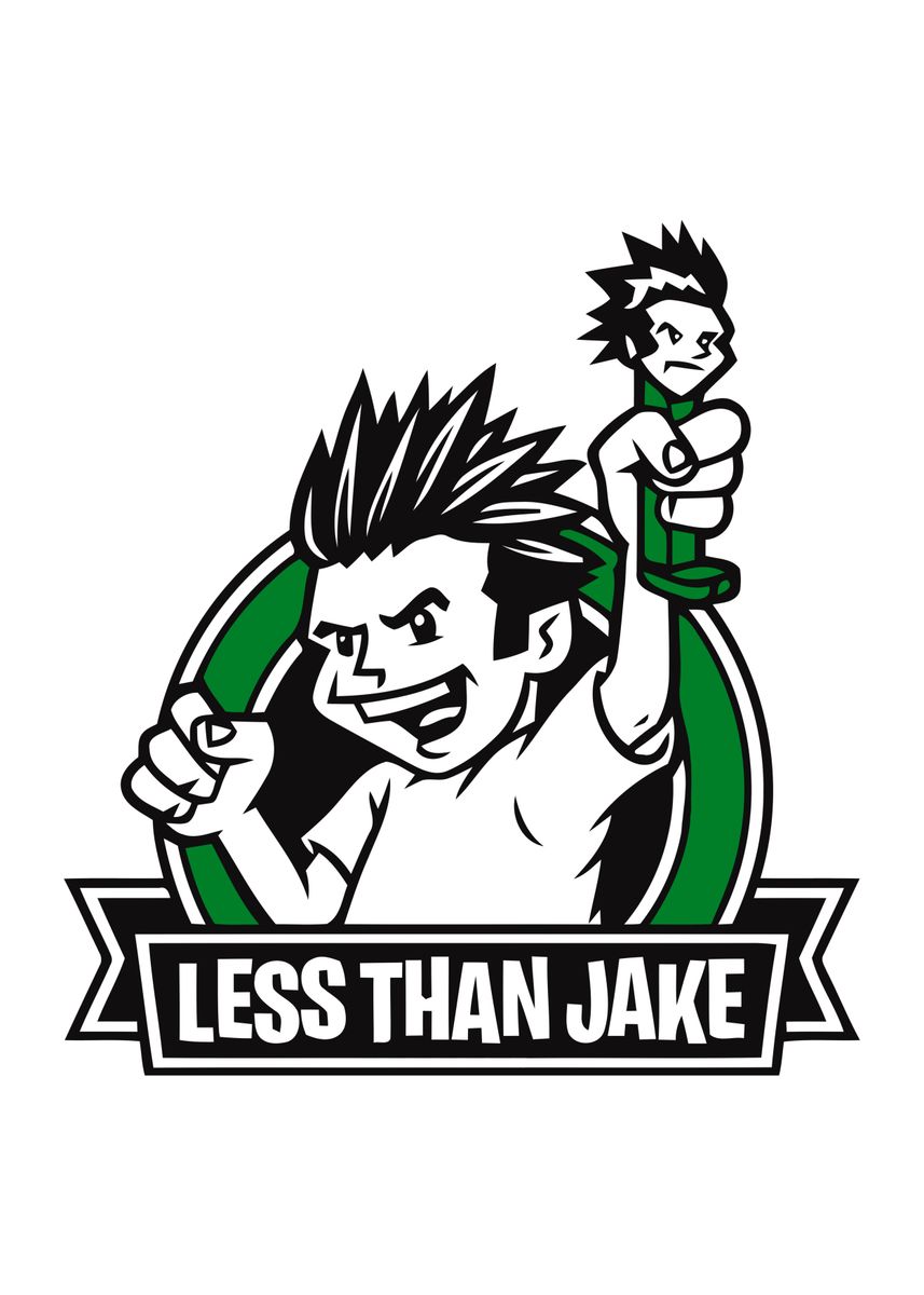 'Less Than Jake Band Logo' Poster, picture, metal print, paint by ...